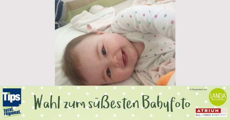 Das süßeste Babyfoto - Antonia Marie aus Schärding