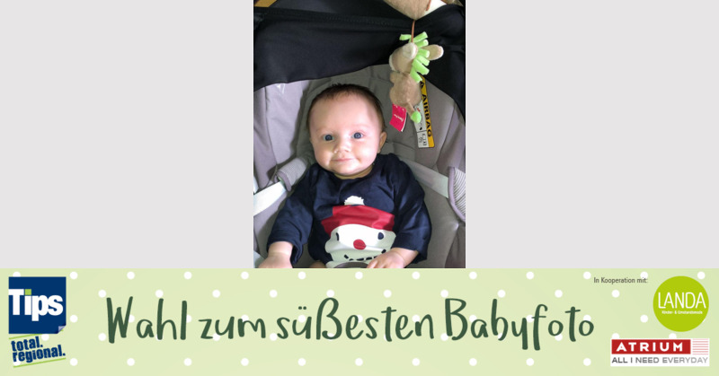 Das süßeste Babyfoto - Fabian aus Zwettl