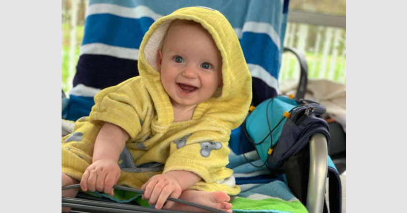 Das süßeste Babyfoto - Fabian aus Gmunden