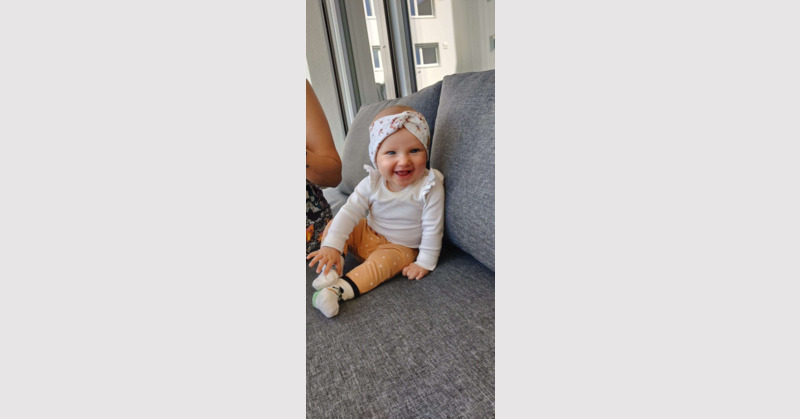 Das süßeste Babyfoto - Malina Somai aus Wels