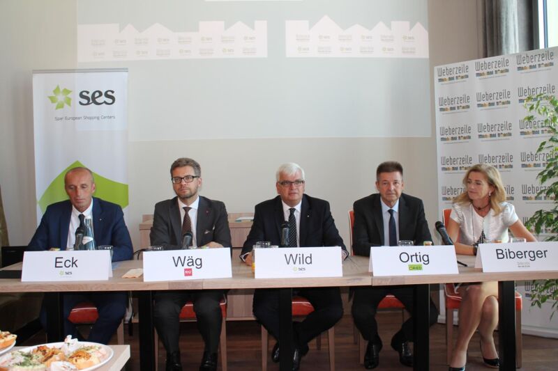 Weberzeile, Ried - So sieht es vor der Eröffnung aus