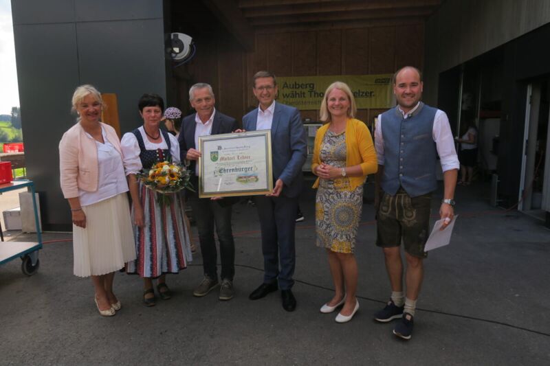 Michael Lehner ist neuer Ehrenbürger von Auberg