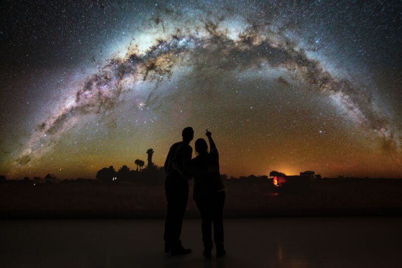 Deep Space Live im Ars Electronica: Die Milchstraße im hochauflösenden ...