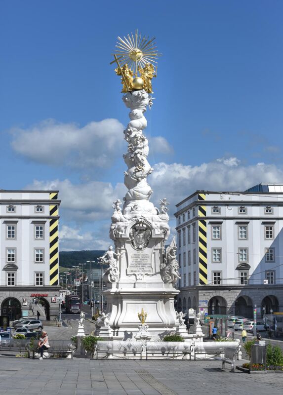 Gesamtrestaurierung der Linzer Dreifaltigkeitssäule ist abgeschlossen