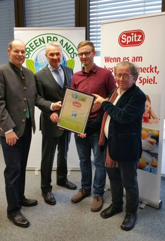Spitz mit dem Green Brands Austria-Gütesiegel ausgezeichnet