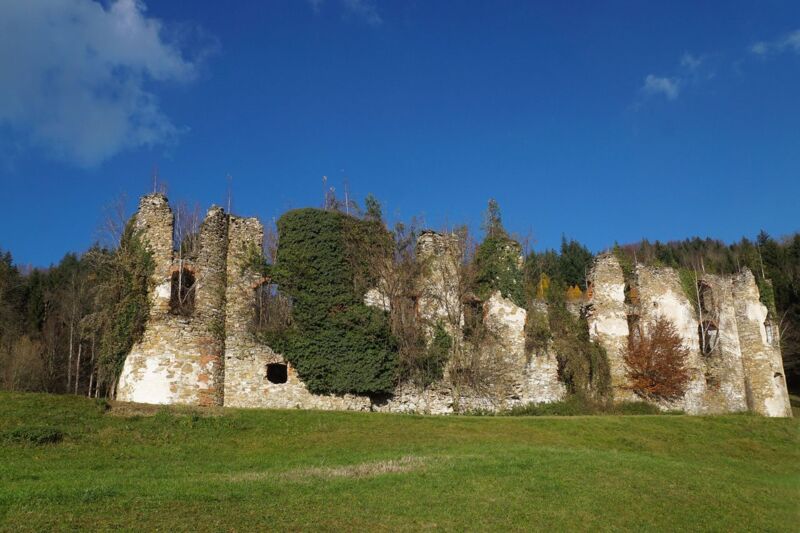 Die Ruine Perwarth wird renoviert