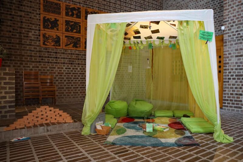 Pop up church: Ein Ort der Inspiration