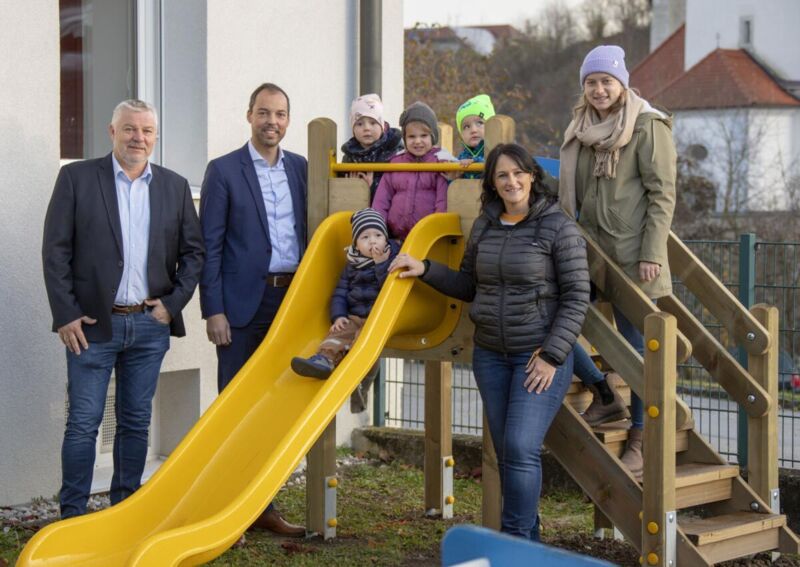 Neue Spielgeräte für Fischlhamer Krabbelgruppe