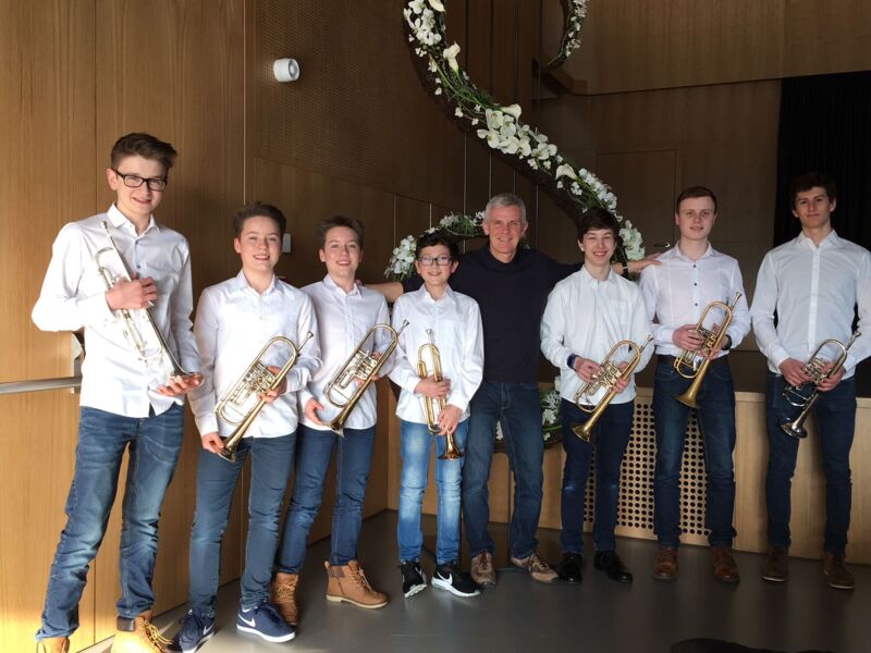Tolle Trompeter der Landesmusikschule Gmunden