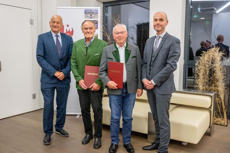 Dank an zwei Museums-Urgesteine