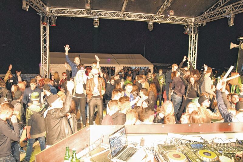 Party-Stimmung in Altenburg