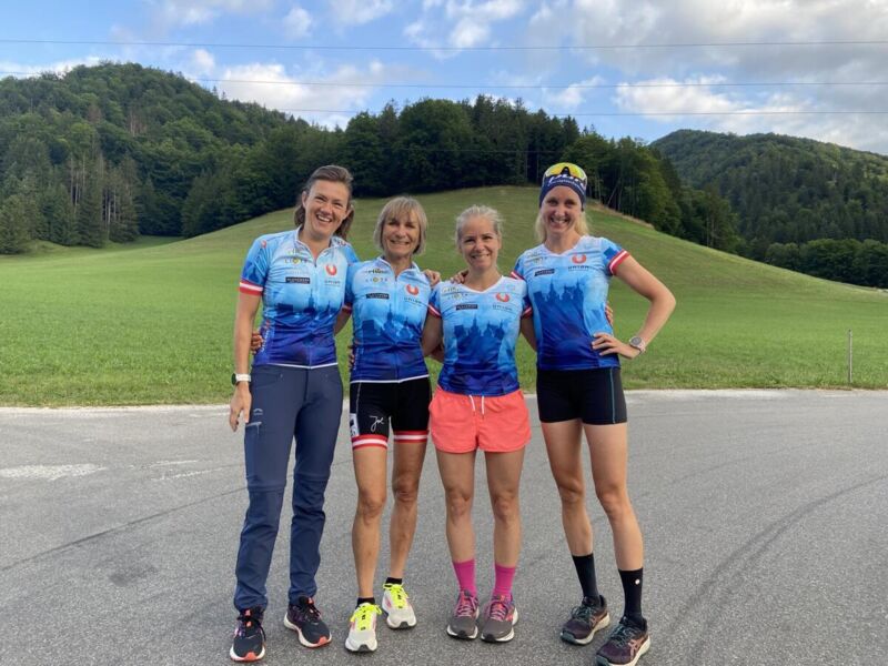 Erzbergrun 2023 – Vier Girls von der Waidhofner Sportunion