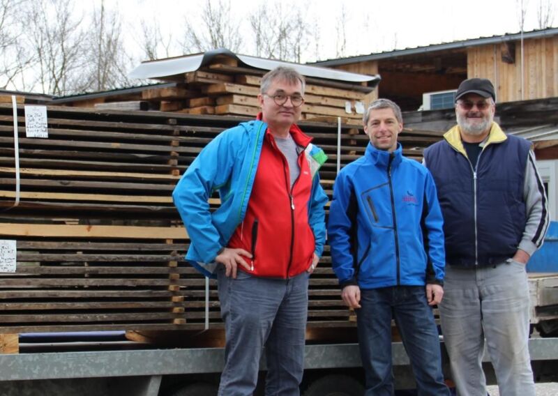 Altholz für Ausstellung