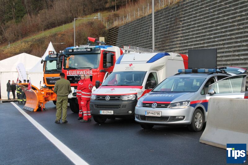 Gesamtverkehrsfreigabe der Tunnelkette Klaus auf der A9 Pyhrn Autobahn