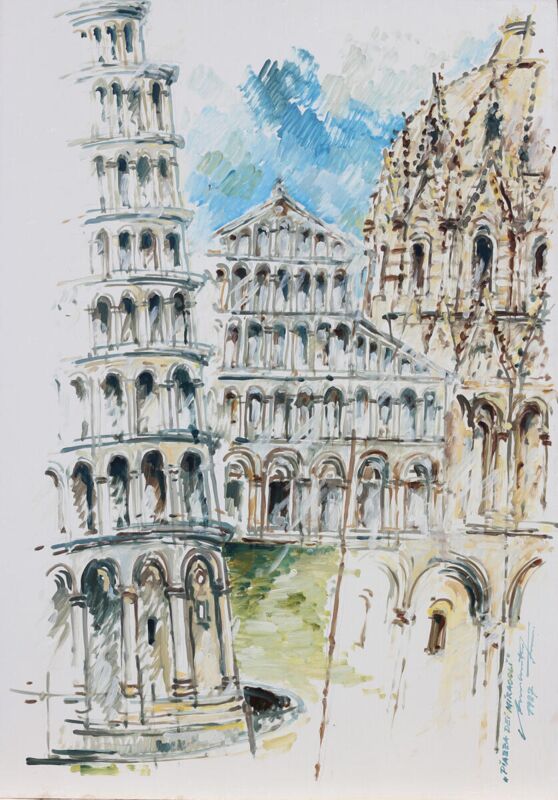 Franz de Paul Armbruster zeigt Bilder der Euro-Städte