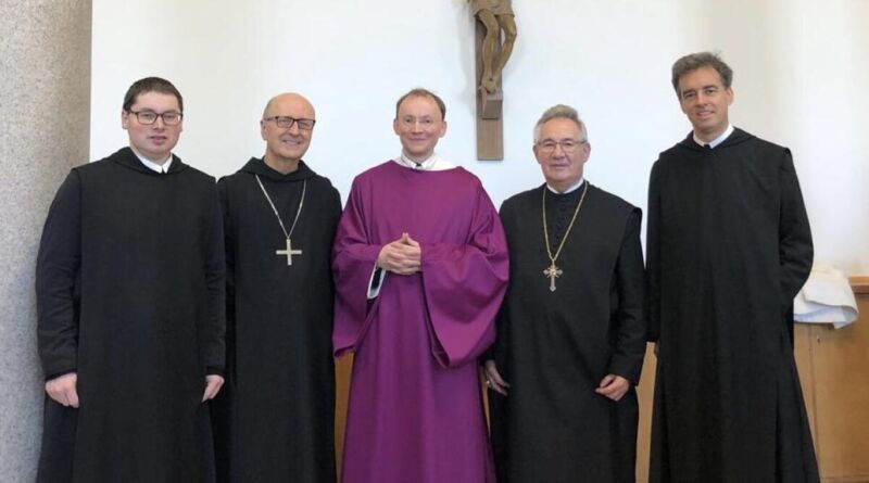 Frater Anselm Demattio in Rom zum Diakon geweiht