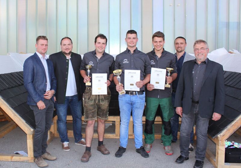 Freistädter holte dritten Platz beim Lehrlingsbewerb der Dachdecker