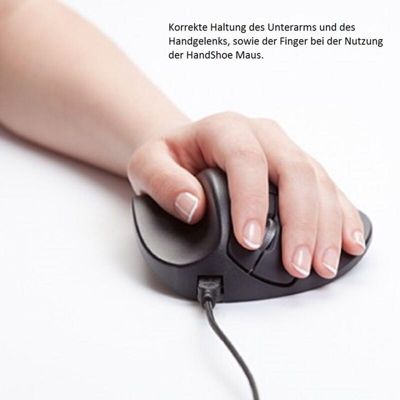 Neue HandShoe Computermaus schont die Gelenke
