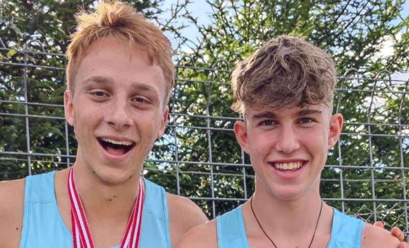 Leichtathletik: sechs Goldmedaillen für Samuel Lengauer und Julius Rudorfer