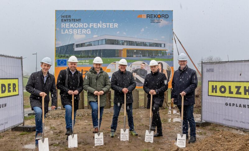 Spatenstich in Lasberg: Rekord Fenster baut hochmodernes Werk