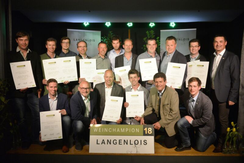 In Langenlois wurden die Weinchampions des Frühjahrs geehrt