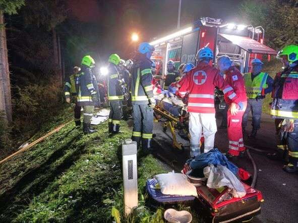 Zwei Schwerverletzte bei Unfall in Sarleinsbach