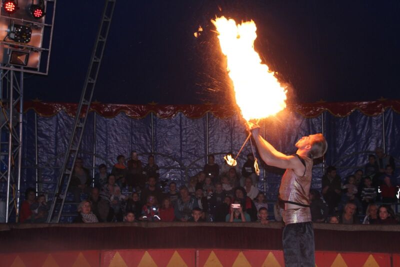Buntes Spektakel beim Circus Althoff