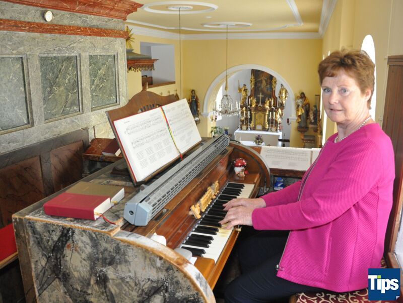 Maria Haas sitzt seit 40 Jahren an der Orgel