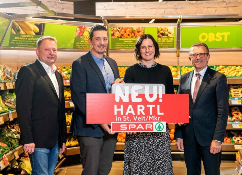 Familie Hartl feiert 110-jähriges Jubiläum mit Spar-Neueröffnung